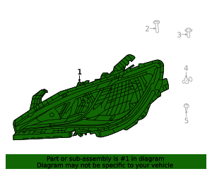 2021-2023 Chrysler Headlamp 68428558ac | TascaParts.com