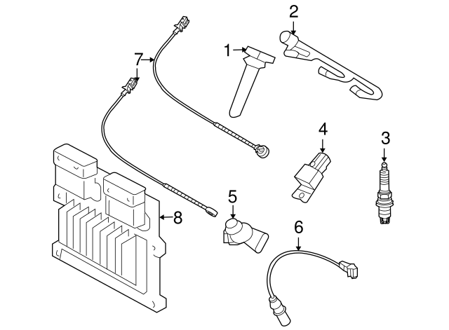39610-3E600 - Cable Set 2006-2010 Kia Optima | Kia.Parts Store