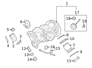 2017-2024 Porsche Turbocharger Wastegate Actuator PAB-145-461-00 ...