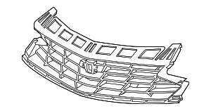 2019-2024 Chevrolet Camaro Front Upper Grille 84047465 GM ...