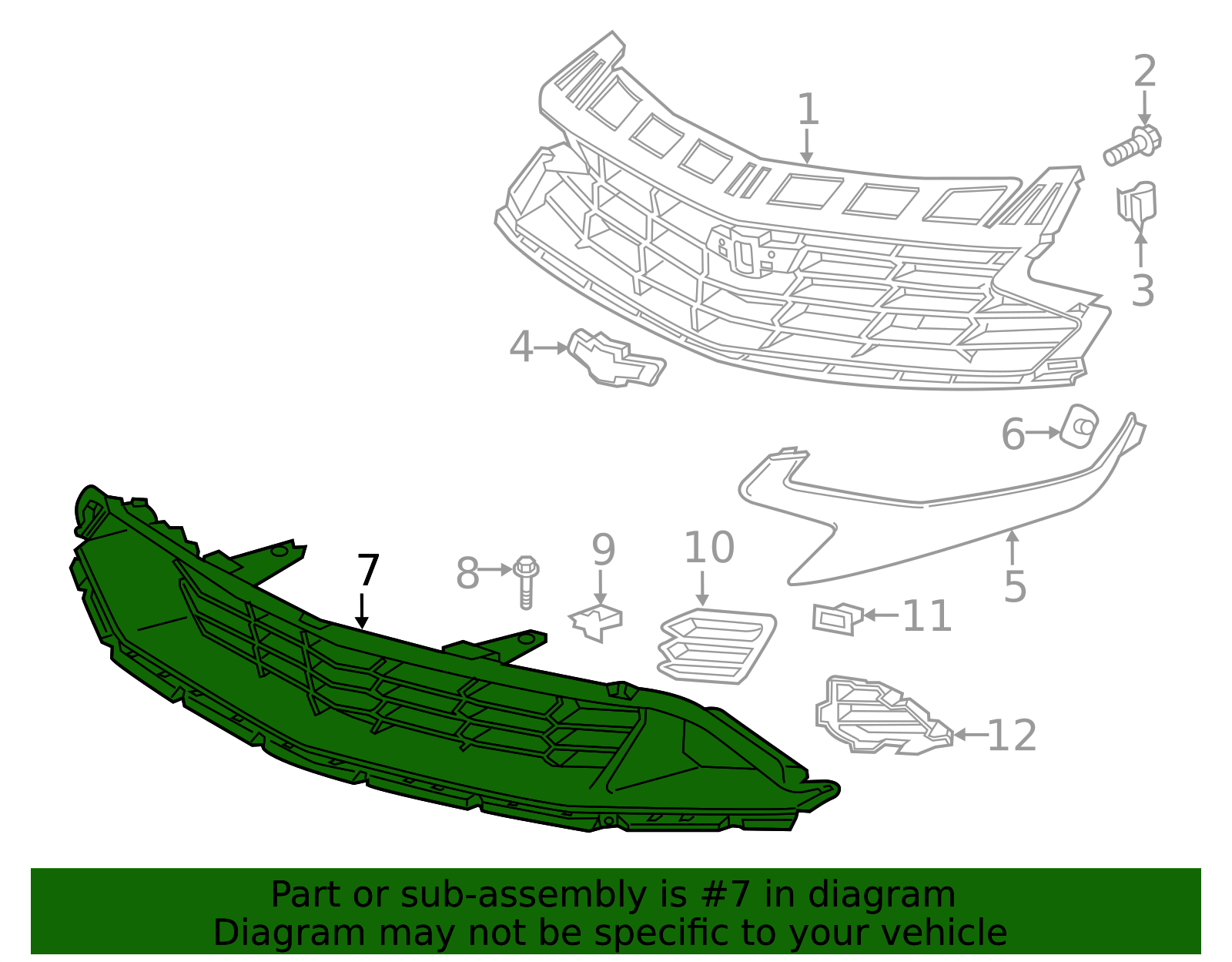2019-2024 Chevrolet Camaro Front Lower Grille 84112283 | Shop Matick ...