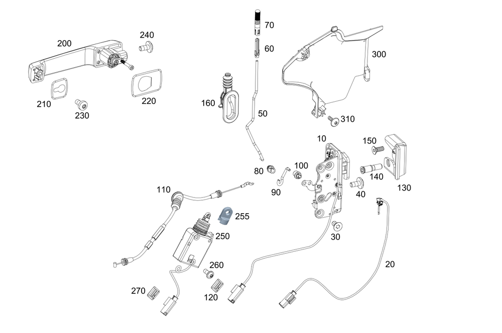 463-720-32-03 - Door Lock 2002-2025 Mercedes-Benz | Mercedes-Benz USA Parts