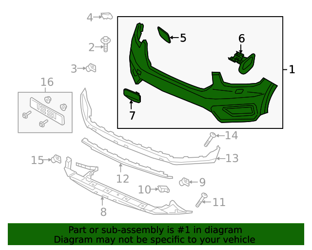 36011888 - Bumper Cover - 2019-2022 Volvo | Volvo OEM Parts Direct