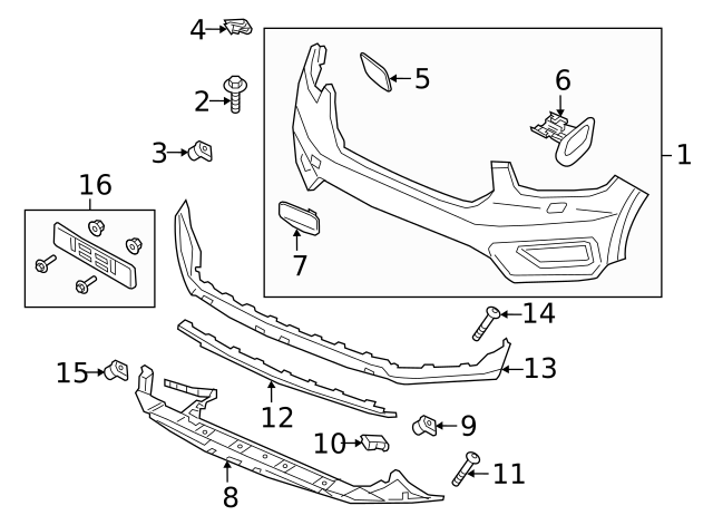 32210435 - Front Spoiler - 2019-2022 Volvo | My Swedish Parts