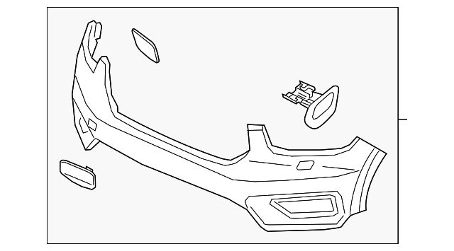 Genuine Bumper Cover for 36010689 | Over 30% Off All Genuine Volvo ...