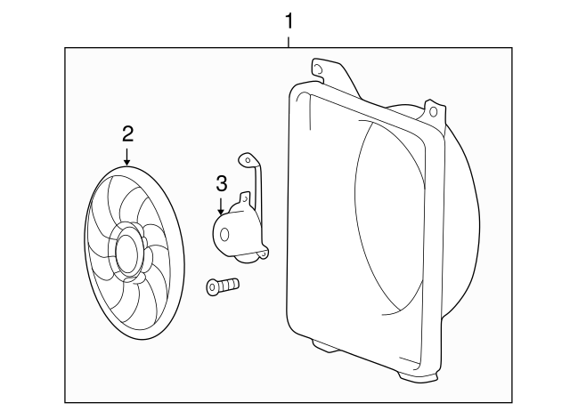 97786-38000 - Fan Motor 2001-2006 Kia Optima | Kia.Parts Store