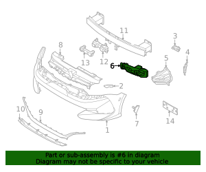 2021-2024 Kia K5 Energy Absorber 86524 L3300 | TascaParts.com