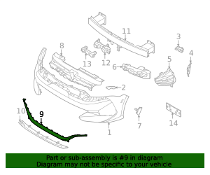 86532-L3300 - Valance 2021-2024 Kia K5 | Kia.Parts Store