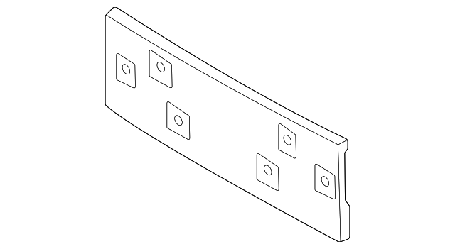86910-L3000 - License Mount 2021-2024 Kia K5 | Kia.Parts Store