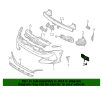 86910-L3000 - License Mount 2021-2024 Kia K5 | Kia.Parts Store