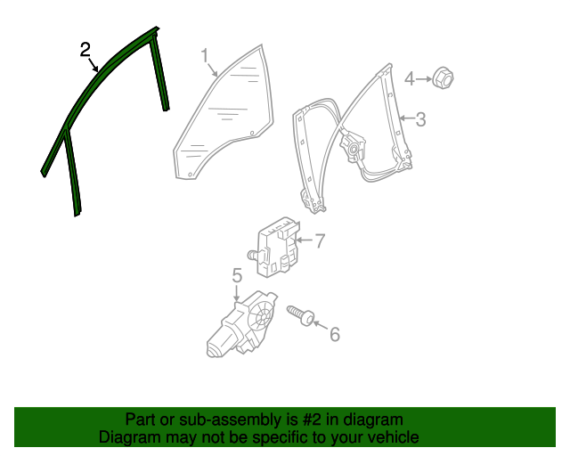 80A-837-432-C - Run Channel 2019-2024 Audi | Audi OEM Parts
