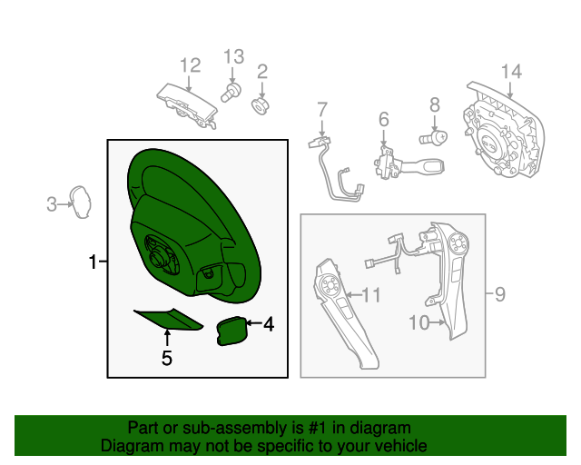 Toyota Steering Wheel 45100-47120-B0 | Auto Parts