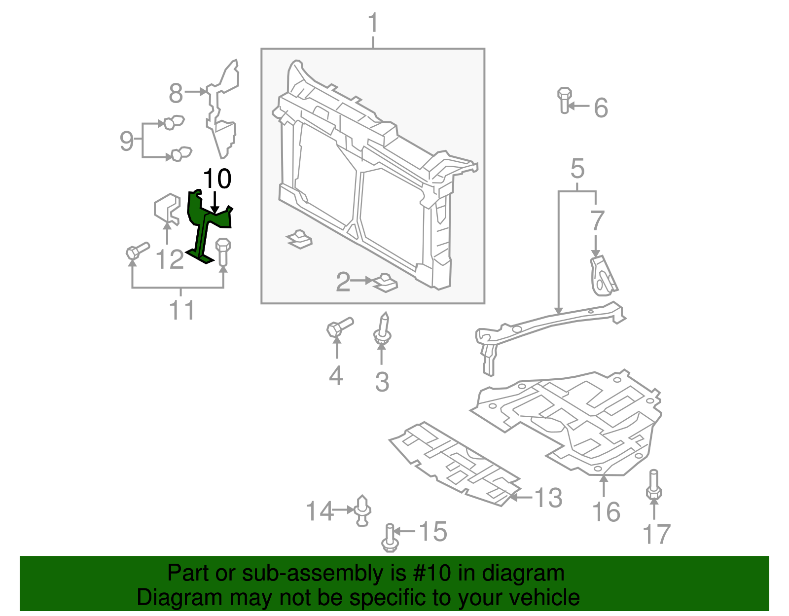 Mazda Parts For 2009-2013 Mazda 6 Lock Support GS3L-52-15YA ...