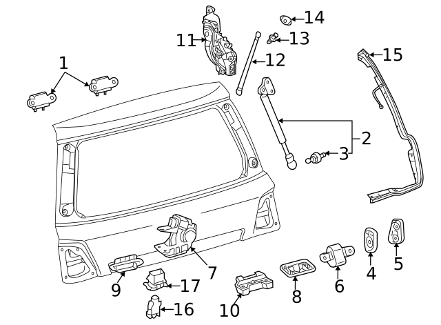 2018-2021 Toyota Land Cruiser Pinch Sensor 84280-60090 | OEM Parts Quick