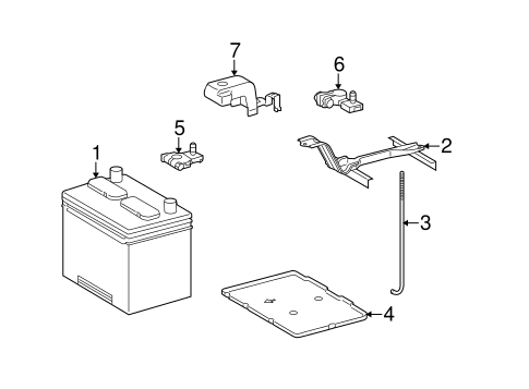Battery for 2013 Lexus RX350 | My L Parts