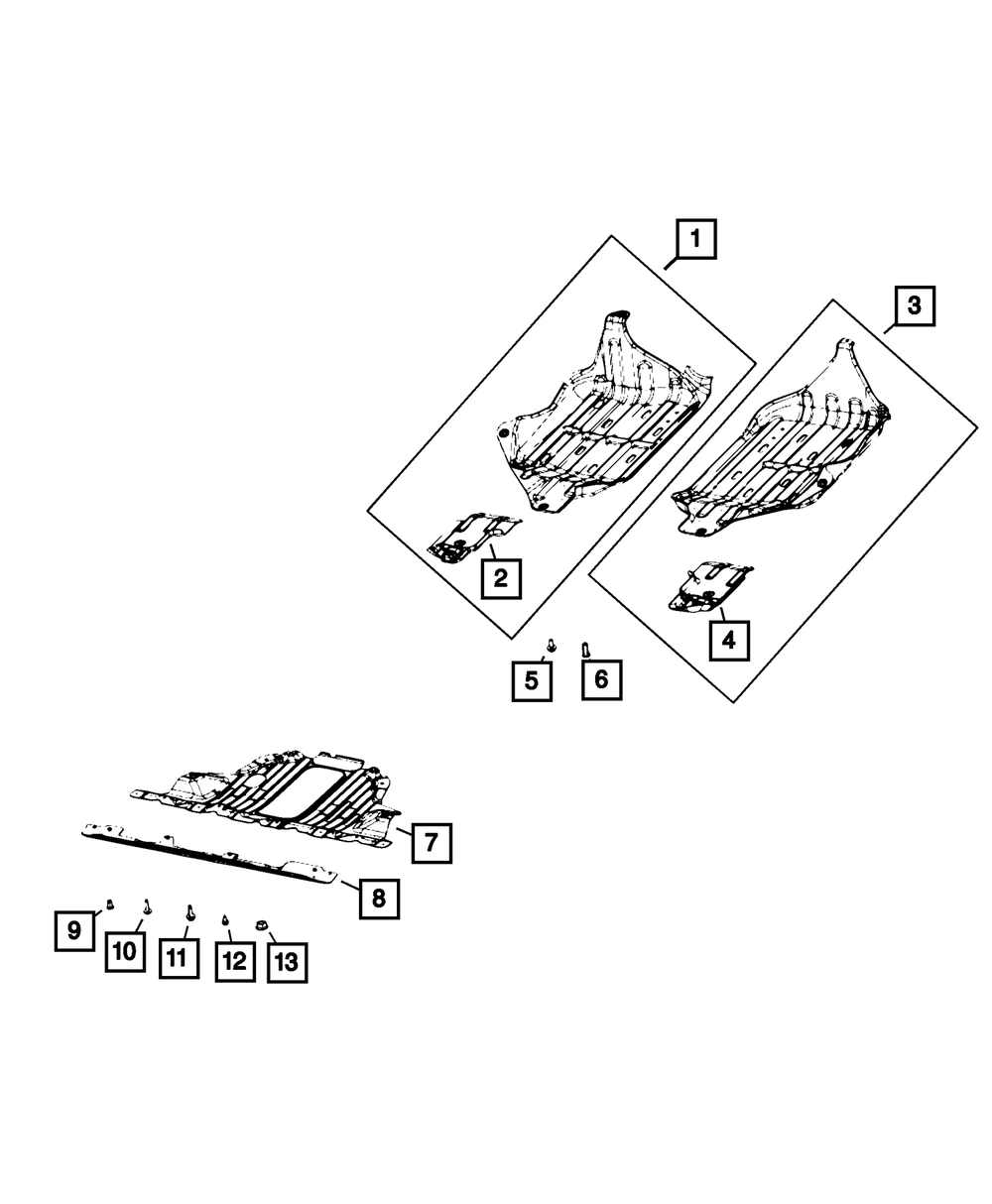 2023-2025 Jeep Compass Front Belly Pan 68455770AA | Mopar eStore