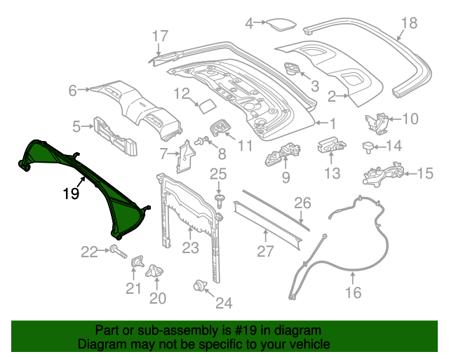 Genuine OEM Air Deflector | 205-868-00-09 | Fits Select 2018-2023 ...