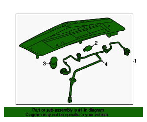 2003-2007 Cadillac CTS F Lamp 19208231 | QuirkParts