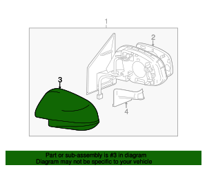 87915-0R090 - Door Mirror Cover (Right) - 2015-2018 Toyota RAV4 | OEM ...