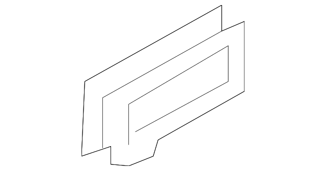 Hyundai - 83413-2W000 - Door Glass Holder - 2013-2024 Hyundai | OEM ...