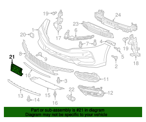 71145-T2F-A50 - Base Front License Plate - 2016 2017 Honda Accord ...