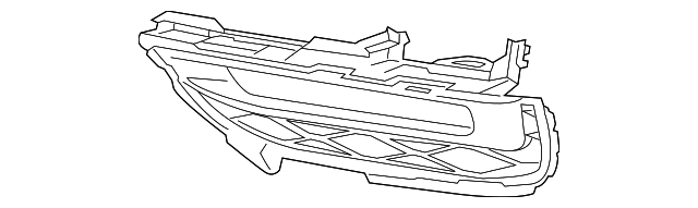 71105-T3L-A51 - Garnish R Front Fog Light - 2016 2017 Honda Accord ...