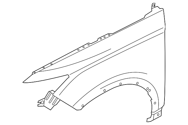 2015-2019 Lincoln MKC Fender Assembly Front EJ7Z-16006-A | OEM Parts Online