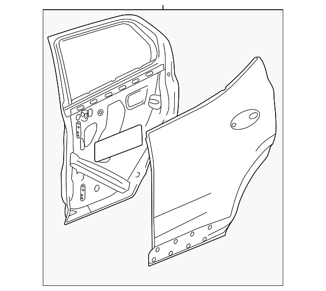 2021-2024 Buick Encore GX Rear Passenger Side Door 42771791 GM ...