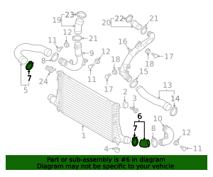 3QF-145-833 - Turbocharger Intercooler Pipe 2018-2023 Volkswagen ...