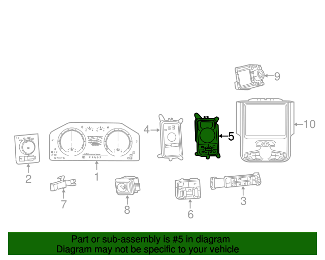 Gear Shift Assembly 68517473AA | TascaParts.com