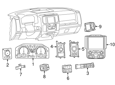 Controls for 2013 Ram 1500 | Mopar Depot