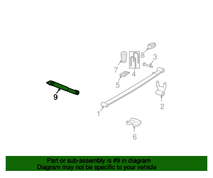 2003-2021 GM Rear Shock Absorber 84301665 | TascaParts.com