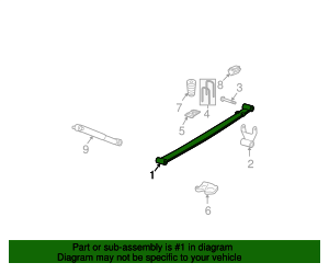 1996-2025 GM Rear Leaf Spring 84950709 GM | GMPartsDirect.com