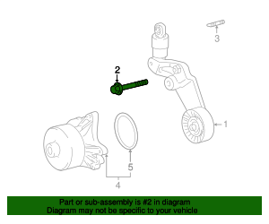 90105-12297 - Tensioner Bolt, Washer Based H 2000-2005 Toyota | Longo ...