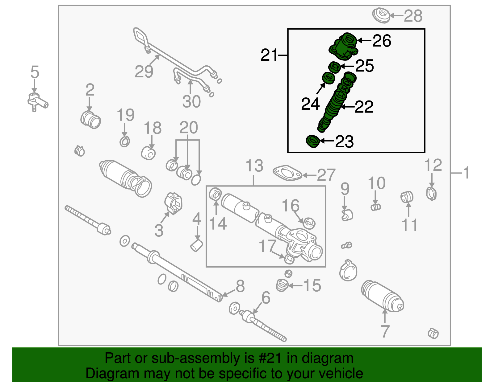 44210-06080 - Pinion Assembly 1997 Lexus ES300 | Longo Lexus Parts