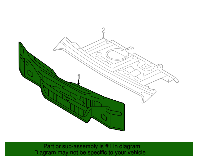 2018-2019 Hyundai Sonata Rear Body Panel 69100-E6700 | QuirkParts