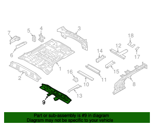 65631-2W000 - Front Cross-Member 2014-2015 Kia Sorento | Kia.Parts Store