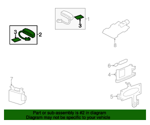 2019-2020 Volvo Navigation Microphone 32265299 | TascaParts.com