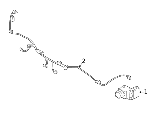 91880-D3510 - Parking Aid System Wiring Harness 2019-2021 Hyundai ...