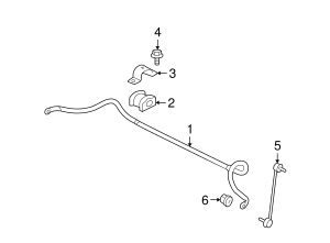 2007-2021 Mitsubishi Stabilizer Link MN101368 | Auto Parts