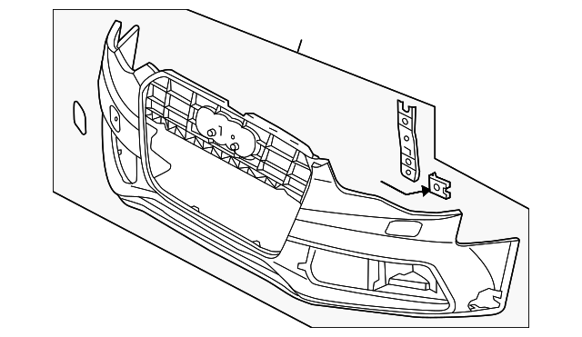 2013-2017 Audi S5 Bumper Cover 8T0-807-065-F-GRU | Audi USA Parts