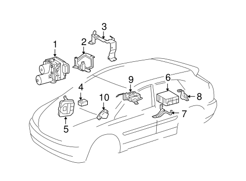 ABS Components for 2006 Lexus RX400h | OEM Parts Online