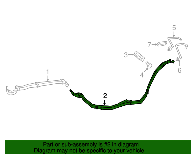 166-830-60-15 - Center Pipe 2013-2016 Mercedes-Benz | Mercedes-Benz USA ...