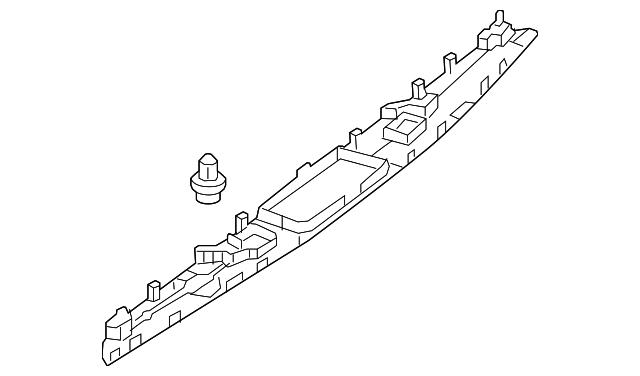 2015 Mercedes-Benz Handle Molding 205-740-00-93-64 | MB OEM Parts