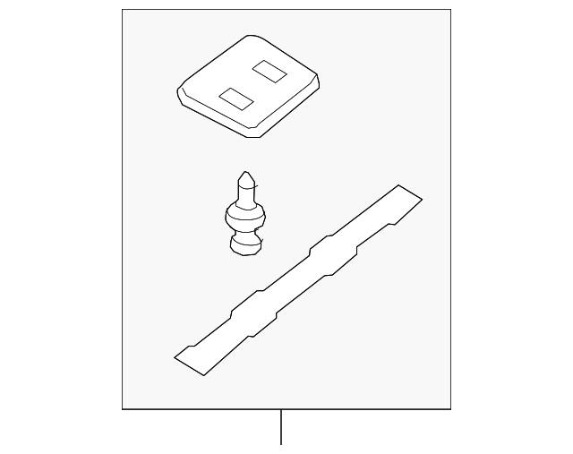 204-743-00-93 - Handle Molding Mount Kit 2012-2023 Mercedes-Benz ...