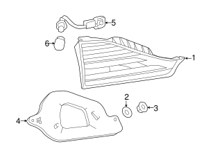 2011-2017 Lexus CT200h Socket & Wire 81585-76020 | OEM Parts Online