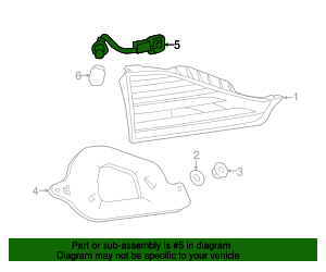 2011-2017 Lexus CT200h Socket & Wire 81585-76020 | OEM Parts Online