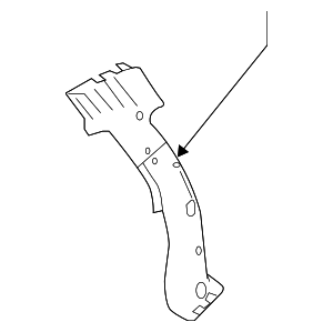 2017-2023 Nissan Pillar Reinforced 76666-6MA0A | Nissan RVA