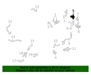 16671-F2010 - Water Valve For 2019-2022 Lexus UX200 | Lexus OE Parts