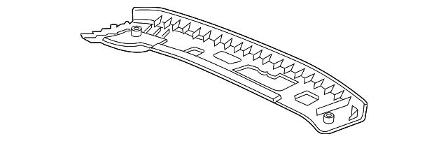 83261-TK8-A01ZA - Base, Rear Roof *NH556L* (Grayge) - 2011-2017 Honda ...